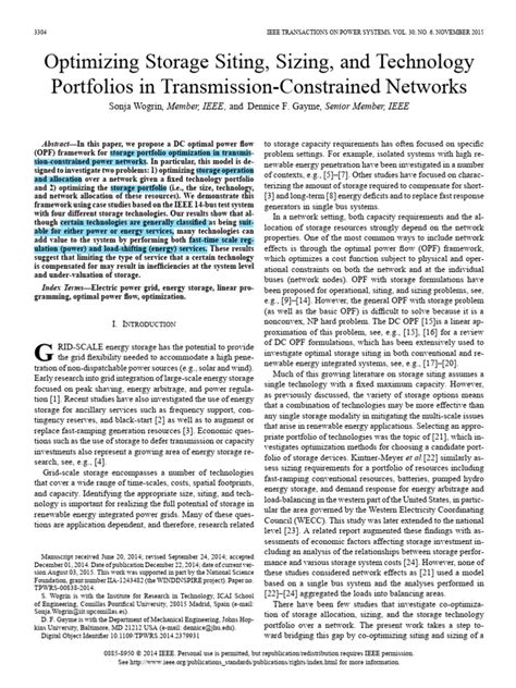 Optimizing Storage Siting Sizing And Technology Portfolios In