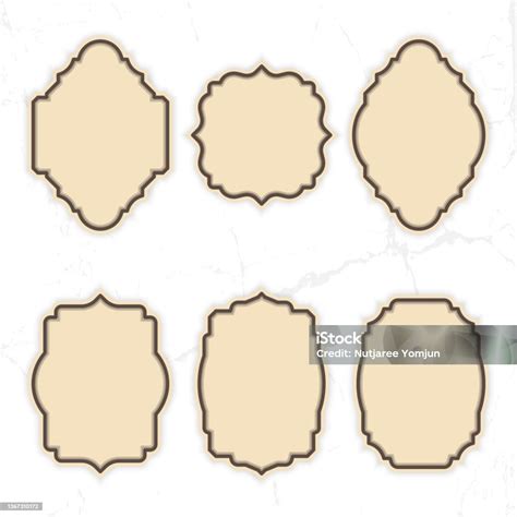 Vector Mengatur Elemen Desain Label Vintage Ilustrasi Stok Unduh Gambar Sekarang Awan
