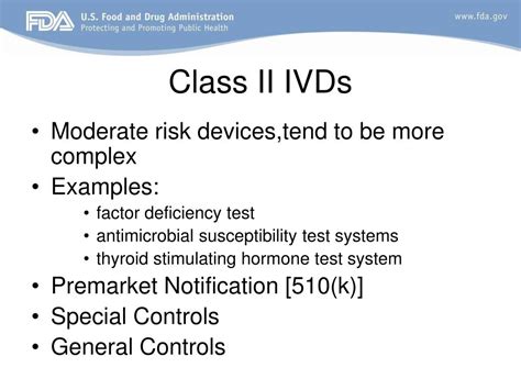 Ppt Fda Regulation Of In Vitro Diagnostic Tests Powerpoint