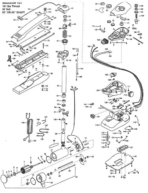 Minn Kota Maxxum 101 62 Inch Parts 1999 From