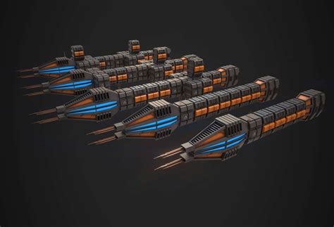 Modular Spaceship Six 3d Render Digital Art By Apuart Modular Spaceship Six 3d Render Digital Art By Apuart
