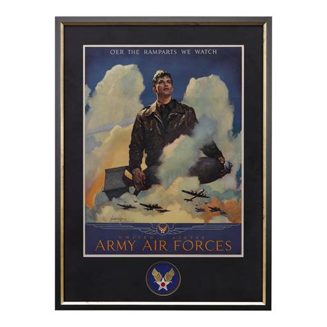 Oer The Ramparts We Watch United States Army Air Forces Vintage