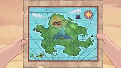 Jake And The Neverland Pirates Cubbys Map Neverland Pirates Cubby Map
