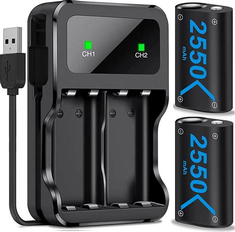 Beboncool Rechargeable Battery Pack 2550mah For Xbox Series X S Xbox One 25 Hours Playtime