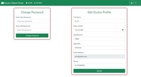 GitHub Mdtalalwasim Doctor Patient Portal AdvanceJavaWebProject Doctor Patient Portal Is An