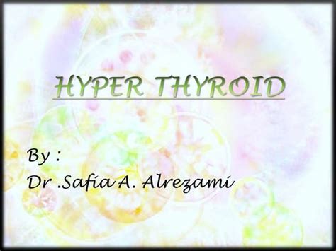 Thyroid Gland Prasentation By A7 Stark 🐝 Less ☀️pptx