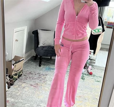 Pin Princessstx Juicy Couture Track Suit Juicy Tracksuit Pink