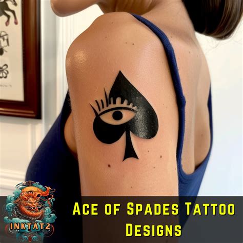 Ace Of Spades Tattoo Designs Symbolism Style And Placement Tips