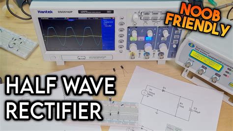 Half Wave Recitifier For Beginners Youtube