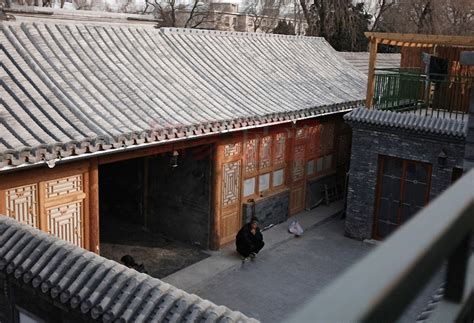 一进四合院院落 八进四合院 大山谷图库