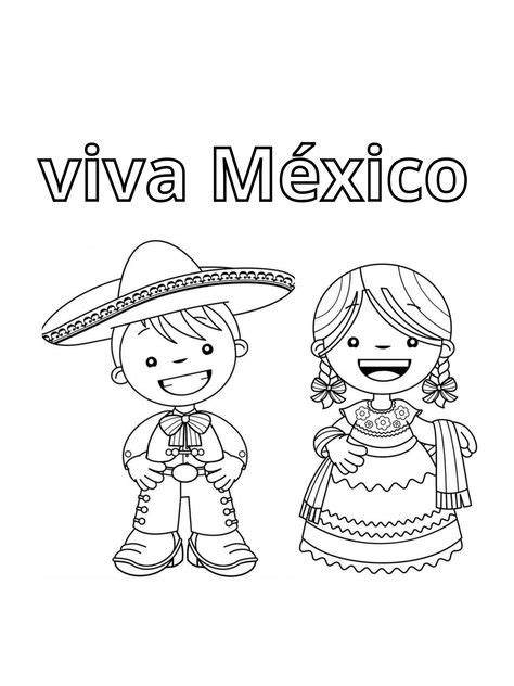 Mexico Para Colorear