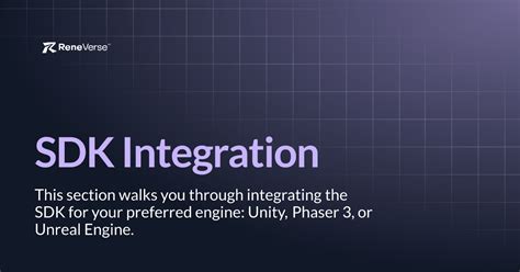 sdk integration reneverse docs