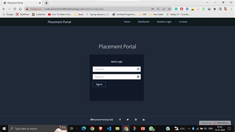 Github Atinder11placement Portal The Placement Management System Is A Web Application For