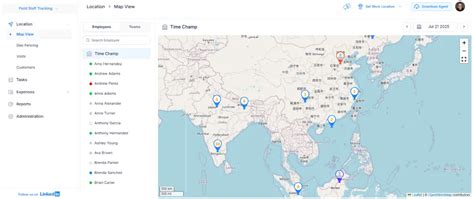 Geofence Time Tracking Software For Field Employees