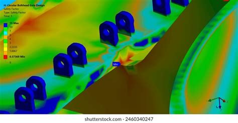 Static Structural Analysis Finite Element Analysis Stock Illustration