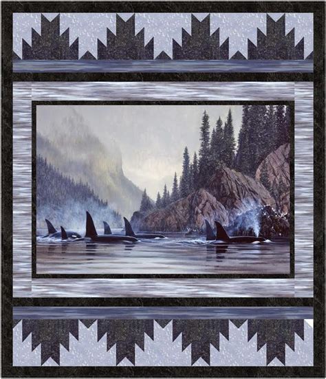 Reflections Quilt Pattern Northcott Migratory Pursuit The Fabric