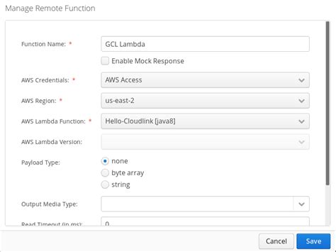 Create Remote Functions Using Amazon AWS Lambda