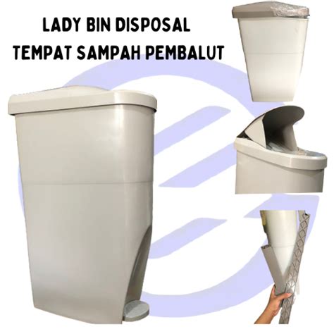 Jual Lady Bin Disposal Bin Tempat Sampah Pembalut Shopee Indonesia