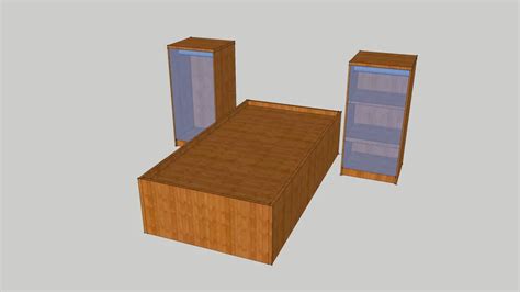 Custom Bed Box And Wardrobe Storage In 1 By Candex Custom Corp 3d Warehouse