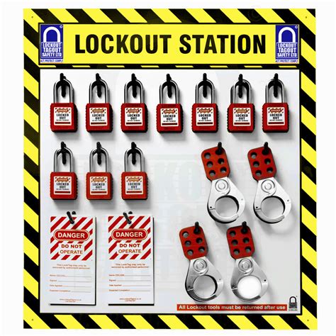 Custom Large Work Permit Station Lockout Tagout Safety Ltd