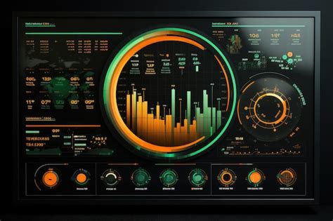 Premium Ai Image Big Data Analytics Report Infographic With Graph And