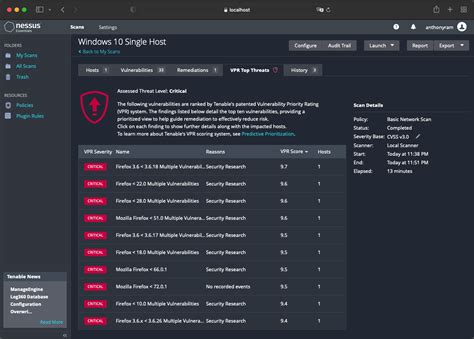 Nessus Vulnerability Scanner Free Version At Bruce Moreno Blog