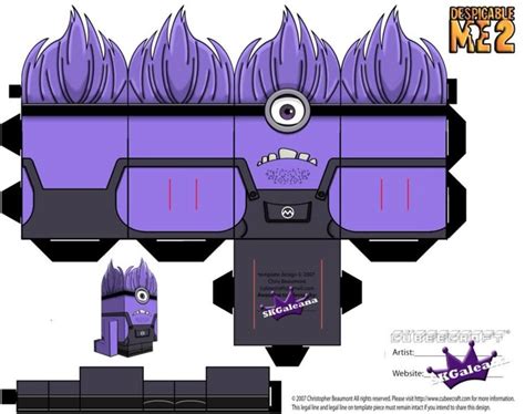 Diy Papercraft Minions Despicable Me Tutorial Ideas Para