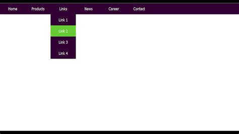 How To Create Html And Css Drop Down Navigation Bar Youtube