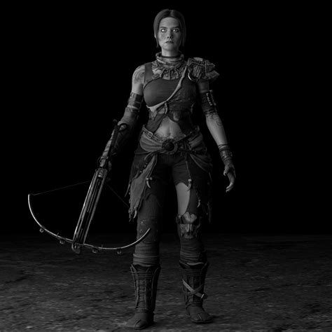 地铁 离去 女主安娜模型 角色人物生物 作品模型 Cg模型网