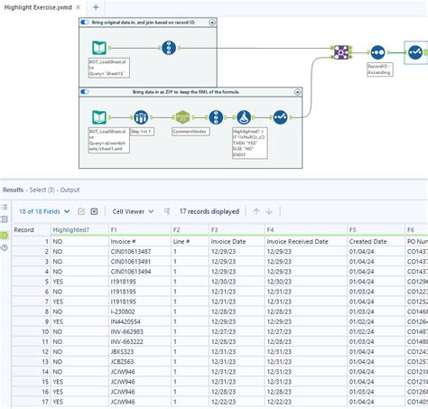 solved validating and filtering excel data based on color alteryx