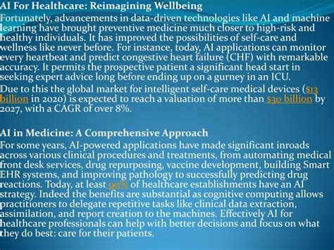 Ppt How Do Ai Applications Improve Healthcare And Wellness Powerpoint