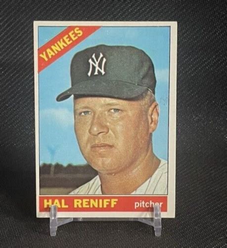 1966 Topps Set Break 68 Hal Reniff Ex Ebay