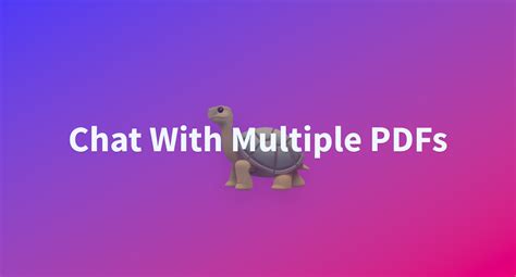 chat with multiple pdfs a hugging face space by sango07