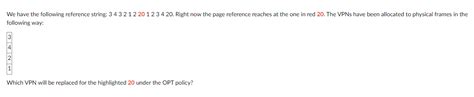 solved we have the following reference string 343212201234