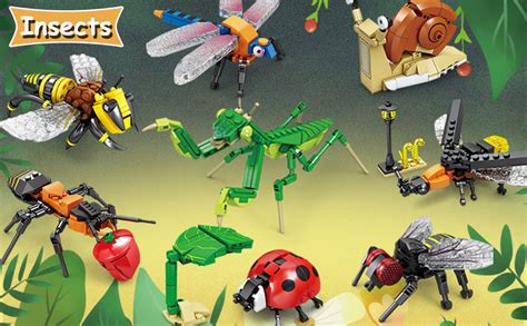 Kazi Bugs Building Toy Setinsect Collection Building