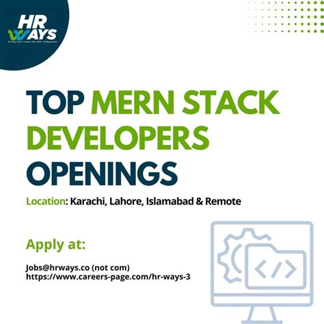 huma khan on linkedin top mern stack developers openings via hr ways