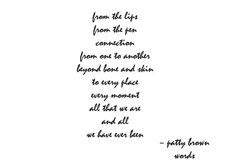 Handwritten Poem From The Lips From The Year Connection