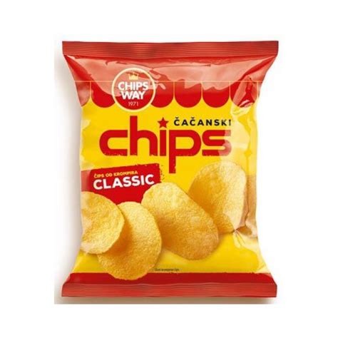 Chips Way čačanski čips Classic 40g Kesa