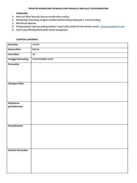 Tugas 2 Konseling Dewasa Dan Manula Pdf