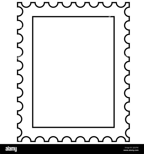 Postage Stamp Outline At Thomas Michie Blog