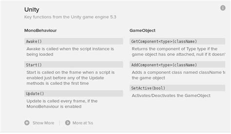 Unity Engine Cheat Sheet Unity Peace Of Mind Game Engine
