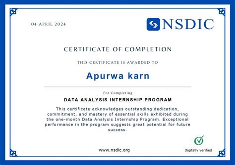 Dataanalysis Internshipcompletion Nsdic Internship Apurwa Karn