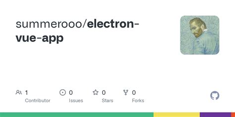 Github Summeroooelectron Vue App