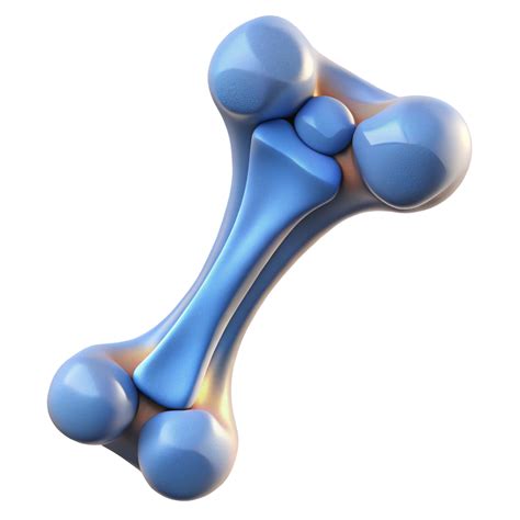 Abstract 3d Render Of A Stylized Bone Structure 55245156 Png