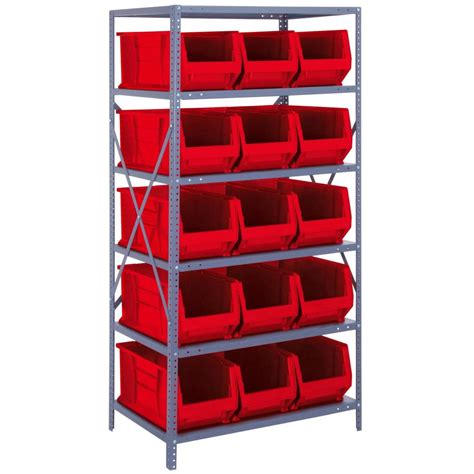 Quantum 2475 953 24x36x75 Shelf Bin Organizer