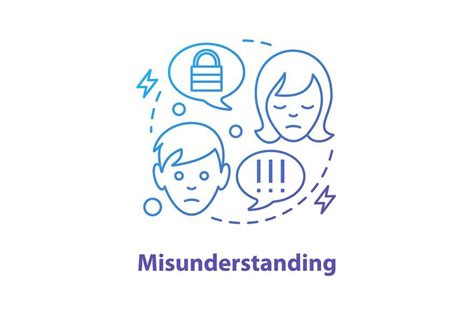 Misunderstanding Concept Icon Misunderstandings Peace Gesture Concept Misunderstanding Concept Icon Misunderstandings Peace Gesture Concept