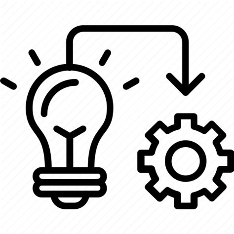 Cogwheel Develop Gearwheel Idea Implementation Icon Download On Iconfinder