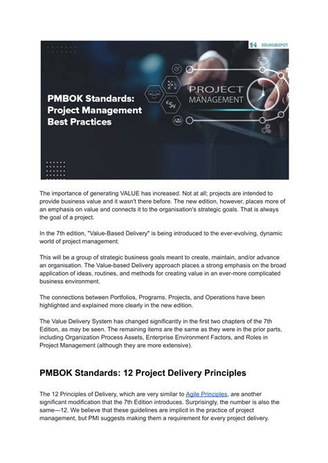 PPT Analysis Of PMBOK 7th Edition An Updated Approach To Project