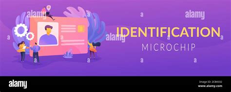 Smart ID Card Web Banner Concept Stock Vector Image Art Alamy