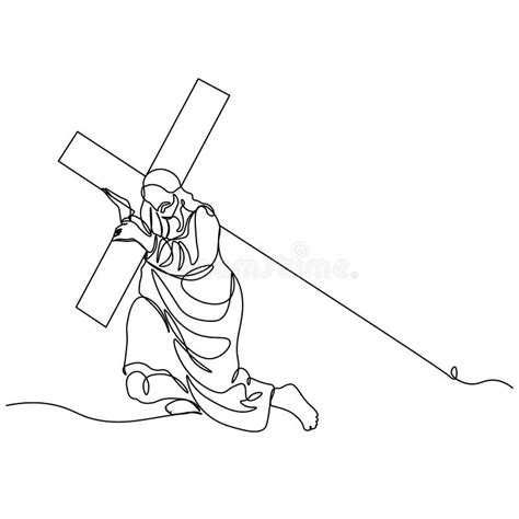 Jesus Line Drawing Stock Illustrations 6238 Jesus Line Drawing Stock